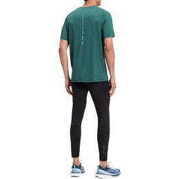 Energetics Herren Laufshirt "HE.-T-SHIRT ELLAZOR II SHORT SLEEVE M", gr&uuml;n, Gr. M, unifarben, Jersey, Obermaterial: 92% Polyester, 8% Elasthan,