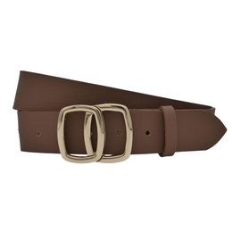 AnnaMatoni Damen Lederg&uuml;rtel "AnnaMatoni AnnaMatoni Damen G&uuml;rtel aus Echtleder mit eleganter", braun, Gr. 85, 100% Leder, G&uuml;rtel