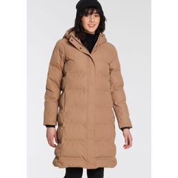 CMP Damen Parka, beige, Gr. 48, unifarben, Obermaterial: 100% Polyester. Futter: 100% Polyester. Wattierung: 100% Polyester, Jacken, mit Kapuze,