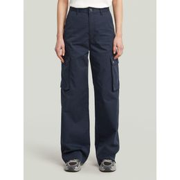 G-Star Raw G-STAR Damen Cargohose "High Waist Cargohose", blau, Gr. 29, Obermaterial: 100% Baumwolle, Hosen