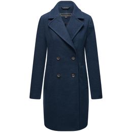 Navahoo Damen Kurzmantel "Frostjuwel 14", blau, Gr. XXXL, Obermaterial: 80% Polyester, 10% Modacryl, 10% Viskose. Innenfutter: 100% Polyester.