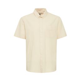 Blend Herren Kurzarmhemd "Kurzarmhemd BHShirt", beige, Gr. L, Obermaterial: 70% Baumwolle CO. 30% Leinen LI., Hemden