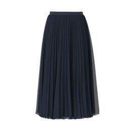 JOOP! JOOP Damen Plisseerock "Sabia", blau, Gr. 44, clean, unifarben, T&uuml;ll, Obermaterial: 100% Polyester, R&ouml;cke, mit elastischem Bund