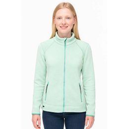 DEPROC Active Damen Strickfleecejacke "KIRKVALE X WOMEN", blau, Gr. 42, 100% Polyester, Jacken, auch in Gro&szlig;en Gr&ouml;&szlig;en erh&auml;ltlich