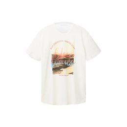 Tom Tailor T-Shirt Herren Gr&ouml;&szlig;e XXXL t&uuml;rkis / hellrot / schwarz / offwhite
