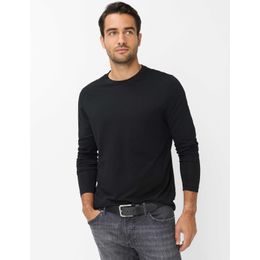 Brax Herren Funktionsshirt "Style T-ShirtN", schwarz, Gr. XL, 98% Baumwolle, 2% Elasthan, Shirts