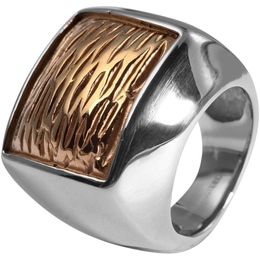 Adelia&acute;s ADELIA ́S Damen Fingerring "Damen Ring aus Edelstahl", 60, Edelstahl, rosa, Edelstahl, Fingerringe