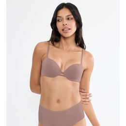 Triumph Damen B&uuml;gel-BH "Body Make-Up Illusion", Gr. 85, beige, Microtouch, Obermaterial: 48% Polyamid, 37% Polyester, 15% Elasthan, Basic, BHs,