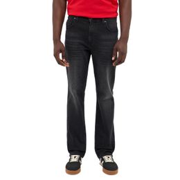 Mustang Herren Straight-Jeans "Herren Style Washington Straight", schwarz, Gr. 34, unifarben, Denim/Jeans, 99% Baumwolle, 1% Elasthan, Jeans