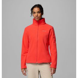 Columbia Damen Fleecejacke "Fast Trek II Jacket", rot, Gr. XL, unifarben, Fleece, Obermaterial: 100% Polyester, Jacken, atmungsaktiv,