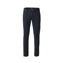 MEYER Herren Chinos "M5 Five 9-6106"dunkelblau, Gr. 40, unifarben, 97% Baumwolle, 3% Elasthan, Hosen, in Premium Satin M5 Serie