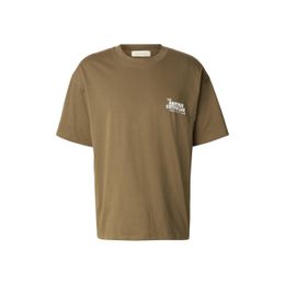Herren T-Shirt "Another Cotton Lab Hangover Breakfast T-Shirt", braun, Gr. S, ANOTHER COTTON LAB, bedruckt, 100% Baumwolle, Shirts