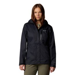 Columbia Damen Regenjacke "Pouring Adventure III Jacket", schwarz, Gr. XS, Obermaterial: 100% Nylon. Futter: 100% Polyester, Jacken, mit per Gummizug