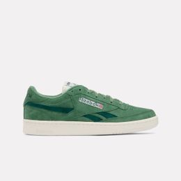 Reebok CLASSIC Herren Sneaker "CLUB C REVENGE", Gr. 45,5, gr&uuml;n, Leder, Schuhe