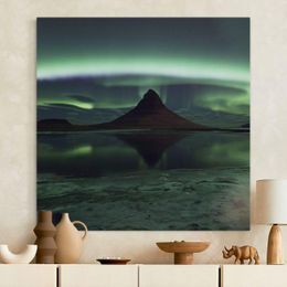 Bilderwelten Akustikbild Polarlicht in Island