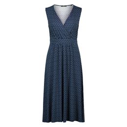 Zero Damen Jerseykleid "Damen mit Print"dunkelblau, blau, Gr. 34, Jersey, Obermaterial: 5% Elasthan, 95% Viskose, Kleider, Material