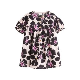 next Kleid M&auml;dchen Gr&ouml;&szlig;e 110 hellbeige / orchidee / pinkmeliert / schwarz