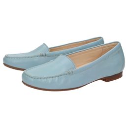 Sioux Damen Slipper "Zalla", Gr. 35, blau, Obermaterial: 100% Lammnappaleder LANA. 100% Gummi rubber., Schuhe