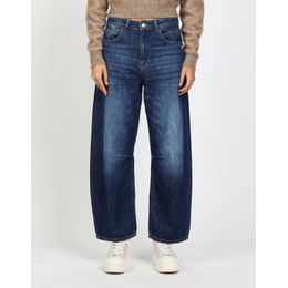 Gang Damen Loose-fit-Jeans "94SARINA", blau, Gr. 31, Denim/Jeans, Obermaterial: 100% Baumwolle, Jeans, mit Abn&auml;hern an Knie und Saum