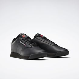Reebok CLASSIC Damen Sneaker "PRINCESS", Gr. 40, schwarz, Synthetik, Textil, Schuhe