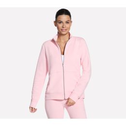Skechers Damen Trainingsjacke "Women's Jacket", rosa, Gr. M, Obermaterial: 97% Polyester, 3% Elasthan, Jacken, f&uuml;r Damen, aus Polyester und Elasthan