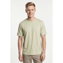 Herren T-Shirt, beige, Gr. XL, Calvin Klein Swimwear, unifarben, Web, Obermaterial: 57% Baumwolle, 38% Polyester, 5% Elasthan, Shirts, Regular fit