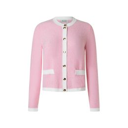 Maerz Muenchen Damen Strickjacke "Maerz Muenchen 276601 Strickjacke Damen Bekleidung", rosa, Gr. 40, 75% Baumwolle, 25% Polyamid, Strickjacken