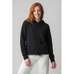 alife and kickin ALIFE & KICKIN Damen Kapuzensweatshirtschwarz, Gr. M, 95% Baumwolle, 5% Elasthan, Sweatshirts