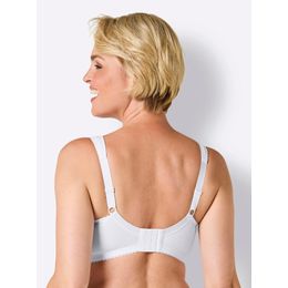 w&auml;schepur W&Auml;SCHEPUR Damen B&uuml;gelloser BH, Gr. 100, wei&szlig;, 90% Baumwolle, 6% Elasthan, 4% Polyamid, BHs