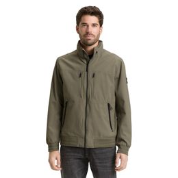 Tom Tailor Herren Blouson, gr&uuml;n, Gr. XXL, unifarben, Web, Obermaterial: 100% Polyester. Futter: 100% Polyester, Jacken, mit elastischem Bund