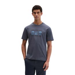 Marc O'Polo MARC O'POLO Herren T-Shirt, grau, Gr. M, Jersey, Obermaterial: 100% Baumwolle, Shirts, mit mittigem Print vorne