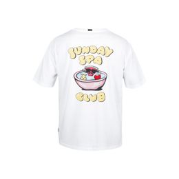 KLEINIGKEIT Herren T-Shirt "Kleinigkeit Big Sunday Spa Shirt Boys"wei&szlig;, Gr. L, unifarben, 100% Baumwolle, Shirts