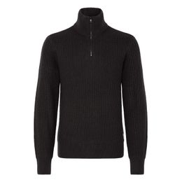 Blend Herren Troyer "Troyer BHRibe", schwarz, Gr. L, Obermaterial: 100% Polyacryl PAN., Pullover