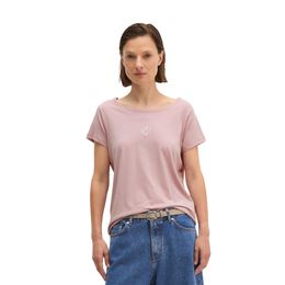 Marc O'Polo MARC O'POLO Damen T-Shirtmild rose, Gr. M, Single Jersey, Obermaterial: 100% Baumwolle, Shirts, regular aus leichtem Single Jersey