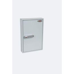 Phoenix Schl&uuml;sseltresor KC0602E, bis zu 64 Schl&uuml;ssel, mit Elektronikschloss, B 300 x T 80 x H 450 mm, hellgrau
