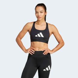 Damen Sport-BH "PWRCT BL BRA", adidas Performance, Gr. L, schwarz, Obermaterial: 91% Polyester, 9% Elasthan, BHs, ohne B&uuml;gel, mit