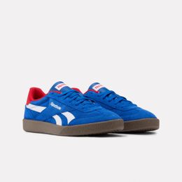 Reebok CLASSIC Herren Sneaker "REEBOK SMASH EDGE", Gr. 40, blau, Leder, Synthetik, Schuhe