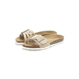 ELBSAND Pantolette 'Sandale, Mule, offener Schuh, Sommerschuhe, Lederpantolette' beige Gr. 38 f&uuml;r Damen