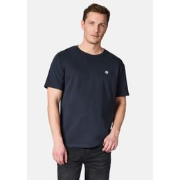 Ragwear Herren T-Shirt "Samms H Gots YOUMODO", blau, Basic, Gr. XXL, Material: 100% Baumwolle, Shirts, Kurz&auml;rmliges Shirt mit Kapit&auml;n-Stickerei