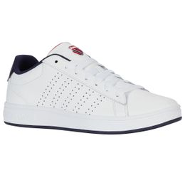 K-Swiss Herren Sneaker "COURT BASE II", Gr. 46, wei&szlig;, Leder, Schuhe