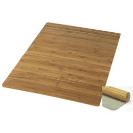 Badematte Kleine Wolke, H:5mm, beige, Holzwerkstoff, Badematten, "Bambus Holzmatte, Badvorleger", 100% Bambus