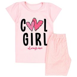 TUPTAM M&auml;dchen Shorty "Schlafanzug Kinder M&auml;dchen Kurzarm Pyjama Set 2-teilig", Gr. 110, rot, Obermaterial: 100% Baumwolle CO., Homewear-Sets