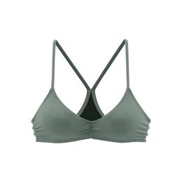 Bench. Damen Triangel-Bikini-Top "Perfect", gr&uuml;n, Gr. 40, unifarben, Microfaser, Polyamid, Bikini-Oberteile, im Uni-Style