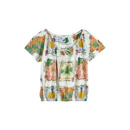next Bluse Damen Gr&ouml;&szlig;e L senf / gr&uuml;n / orange / wei&szlig;