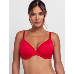 Dorina Damen B&uuml;gel-BH "Sonia", Gr. 90, schwarz, Spitze, Obermaterial: 65% Polyester, 26% Polyamid, 9% Elasthan, unifarben, BHs, mit Spitzendetails,