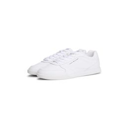 Tommy Hilfiger Herren Sneaker "LOPRO CUP LEATHER", Gr. 40, wei&szlig;, Leder, Lederimitat, Schuhe, Freizeitschuh, Halbschuh, Schn&uuml;rschuh mit effektvollen