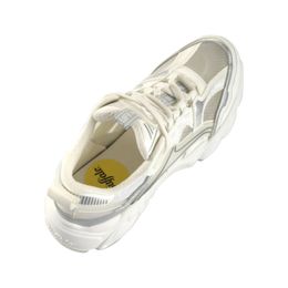 Buffalo Damen Trainingsschuh "Buffalo Damen Buffalo Cld Run Jog Vegan Nappa/Mesh", Gr. 37, wei&szlig;, Kunstfaser, unifarben, Schuhe