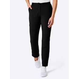 Catamaran Damen Trekkinghose, schwarz, Gr. 40, unifarben, 72% Viskose, 25% Polyamid, 3% Elasthan, Hosen