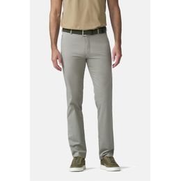 MEYER Herren Chinos "Bonn 1-5075", grau, Gr. 24, unifarben, 96% Baumwolle, 4% Elasthan, Hosen, Modern-GOTS-zertifiziert