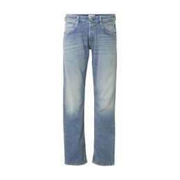 Replay Herren Straight-Jeans "Replay GROVER", blau, Gr. 32, unifarben, 98% Baumwolle, 2% Elasthan, Jeans
